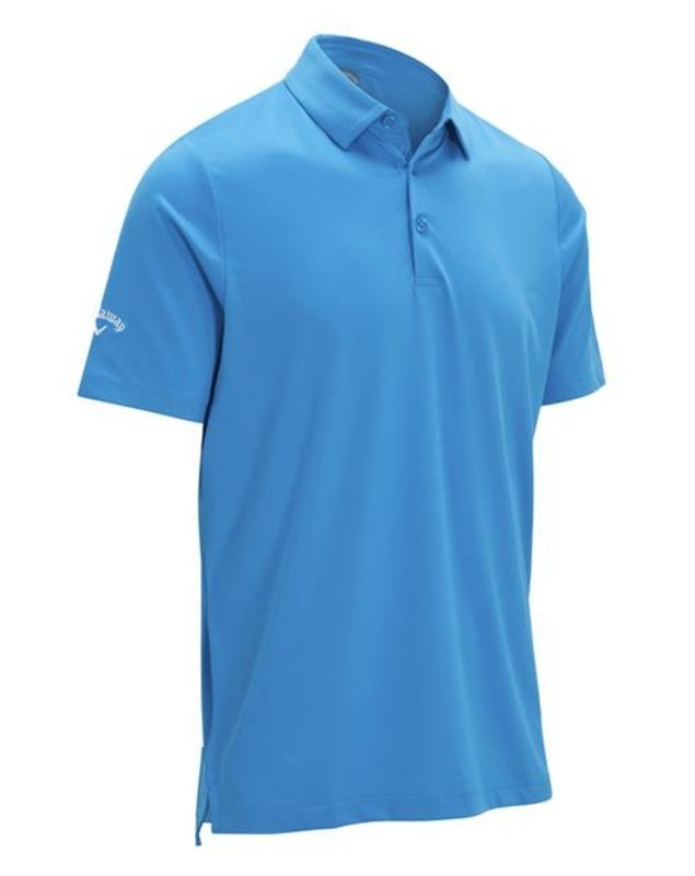 Callaway Golf Solid Polo Shirt Spring Break Blue UK Size XXL ...