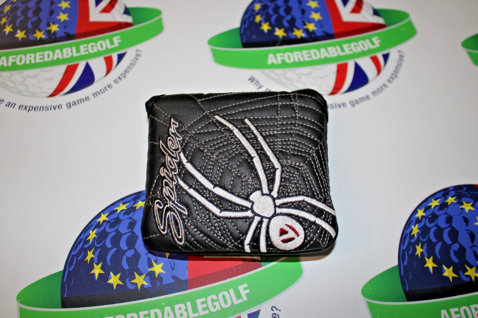Used Taylormade Spider MIni Mallet Putter Head Cover | Aforedablegolf