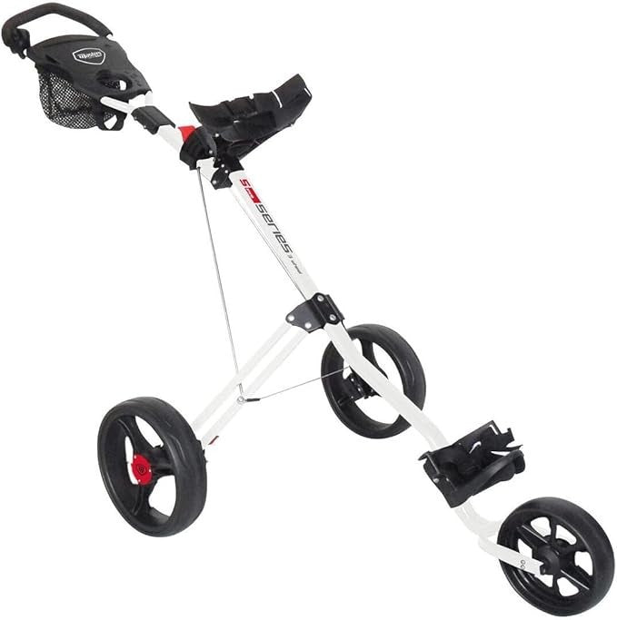 Masters 5 Five Series 3 Wheel White Push Pull Golf Trolley TRSIN6W ...
