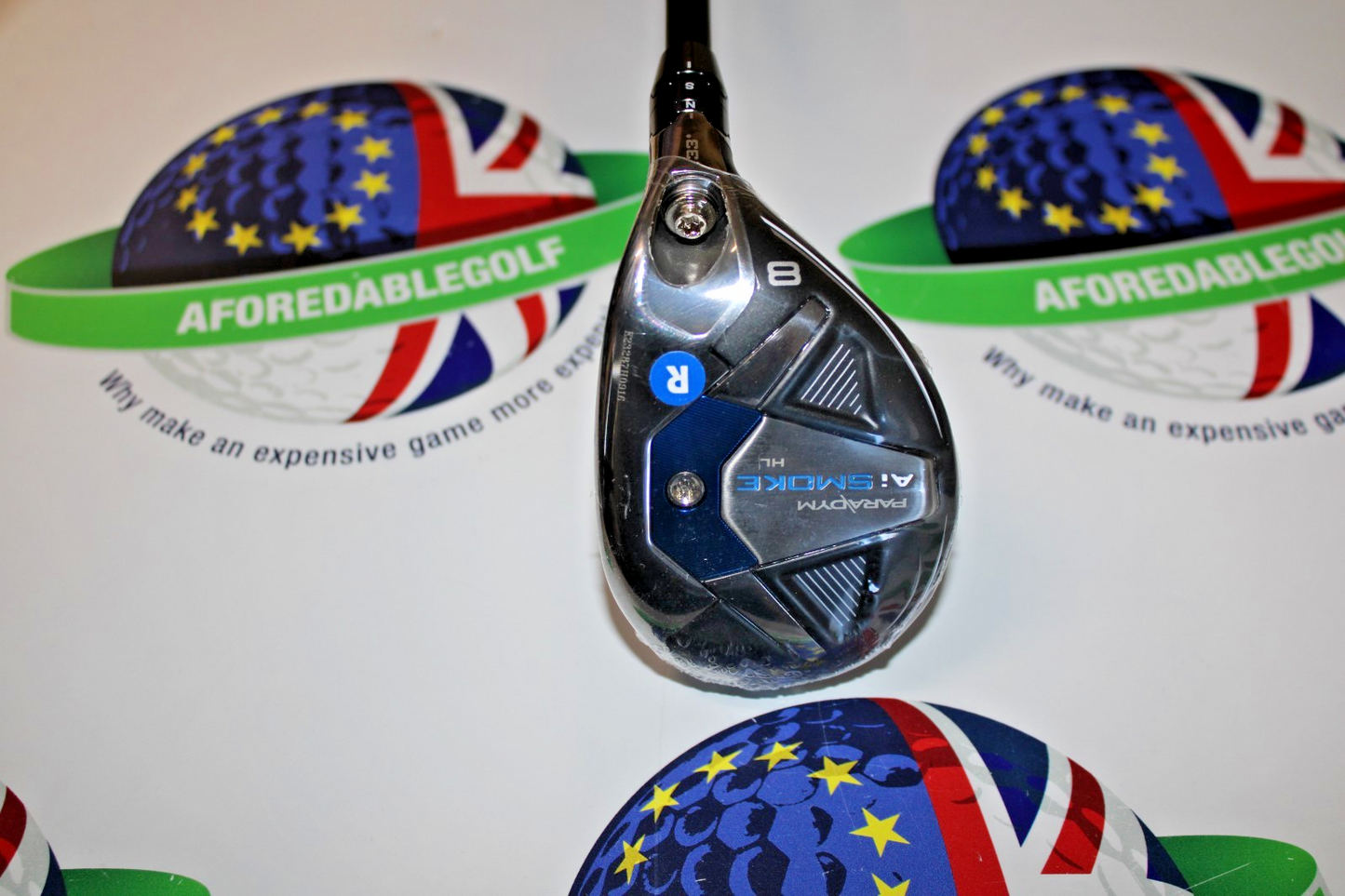 Callaway Paradym Ai Smoke HL 33° 8 Hybrid Project X Cypher Fifty 5.5 R ...