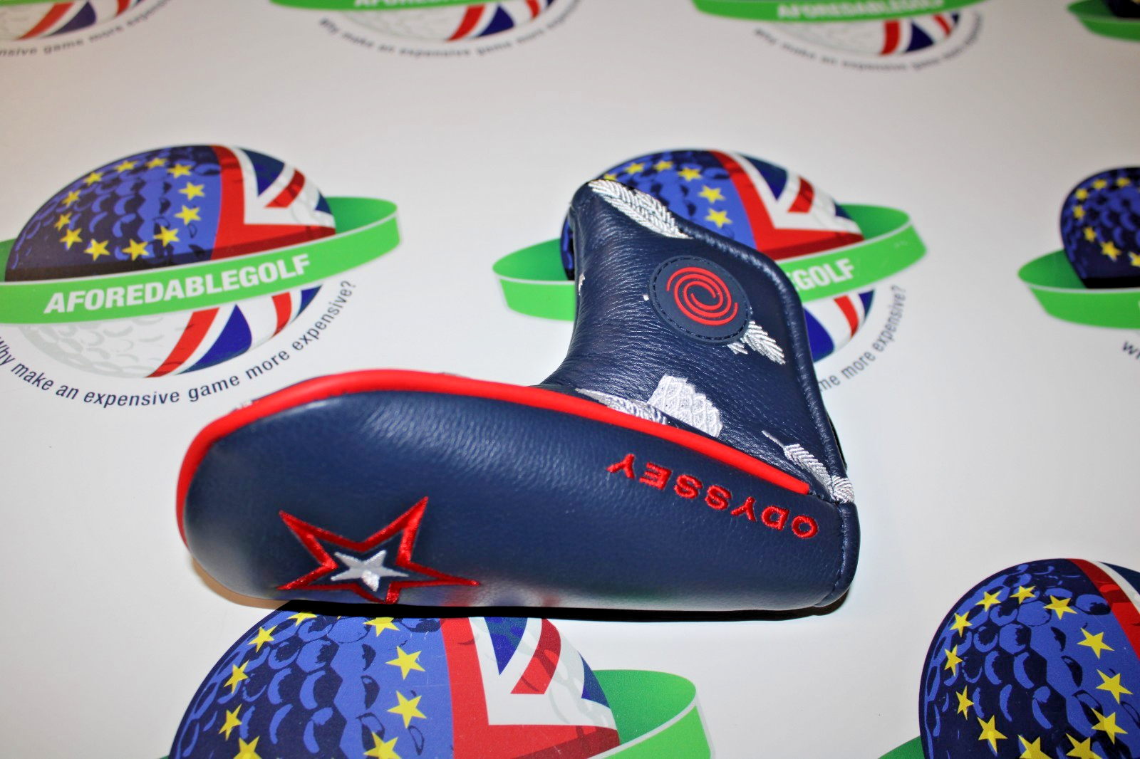 New Odyssey Limited Edition June Major Navy/Red/White Blade Headcover ...